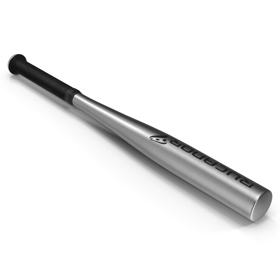 3ds Metal Baseball Bat Modeled