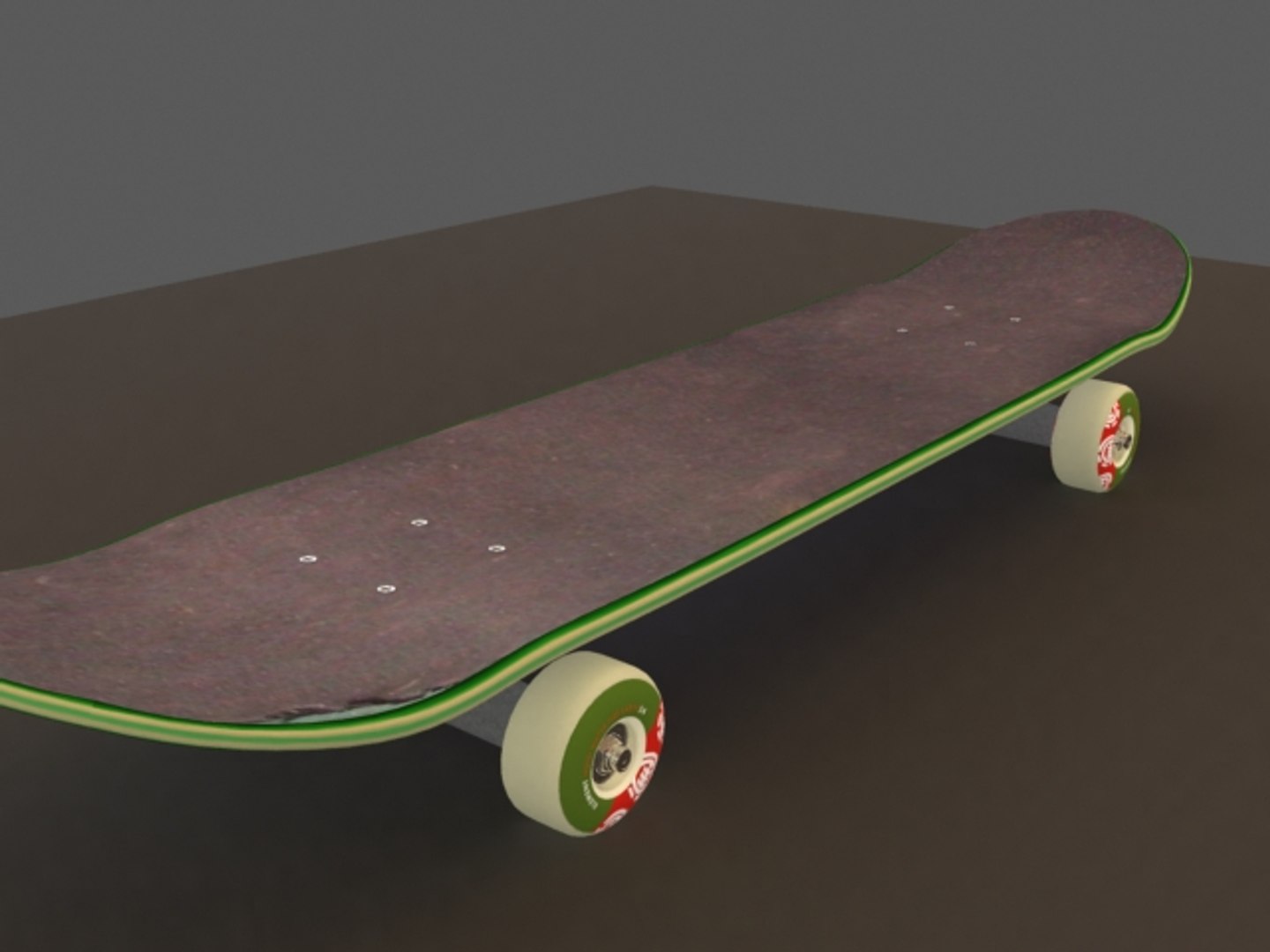skateboard 3d model