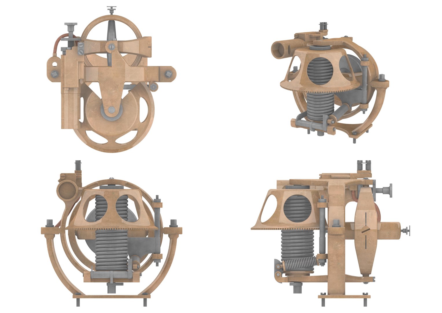 3D model Whitehead Torpedo Gyroscope 1893 - TurboSquid 1746679