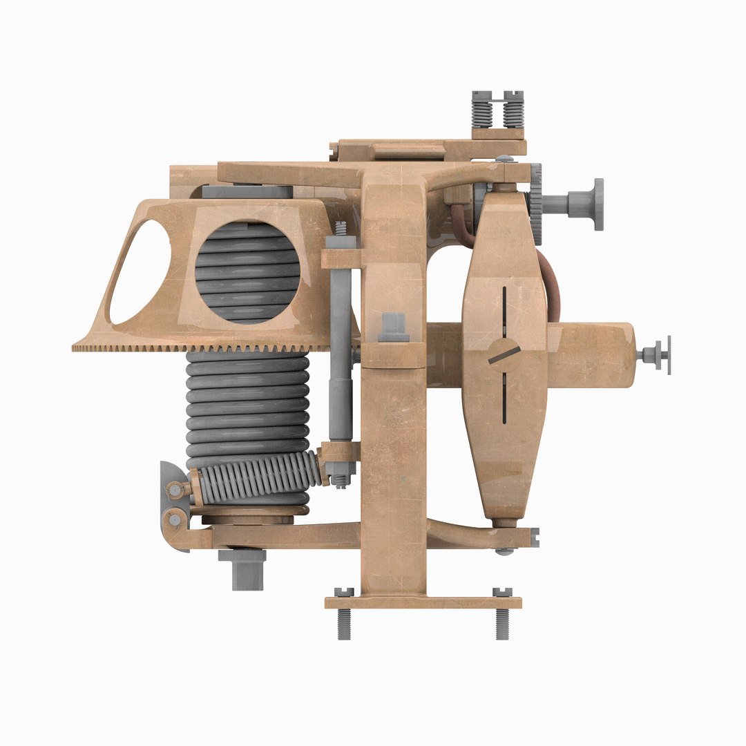 3D model Whitehead Torpedo Gyroscope 1893 - TurboSquid 1746679