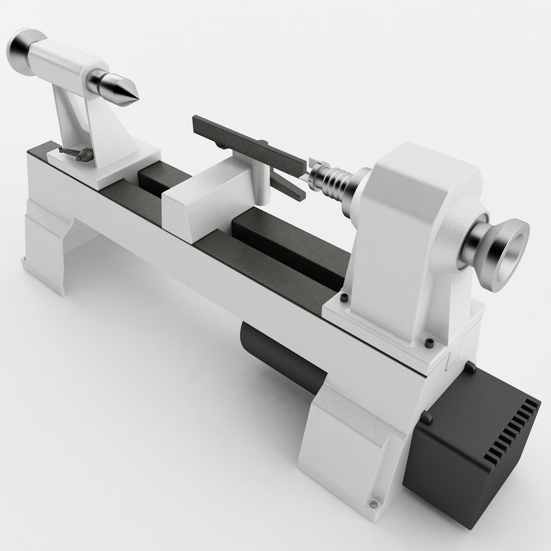 3D Variable Speed Mini Lathe Model - TurboSquid 1297787