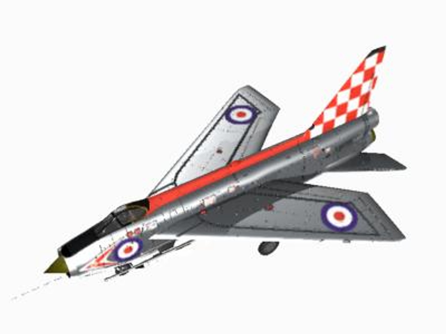 3d English Electric Lightning Model