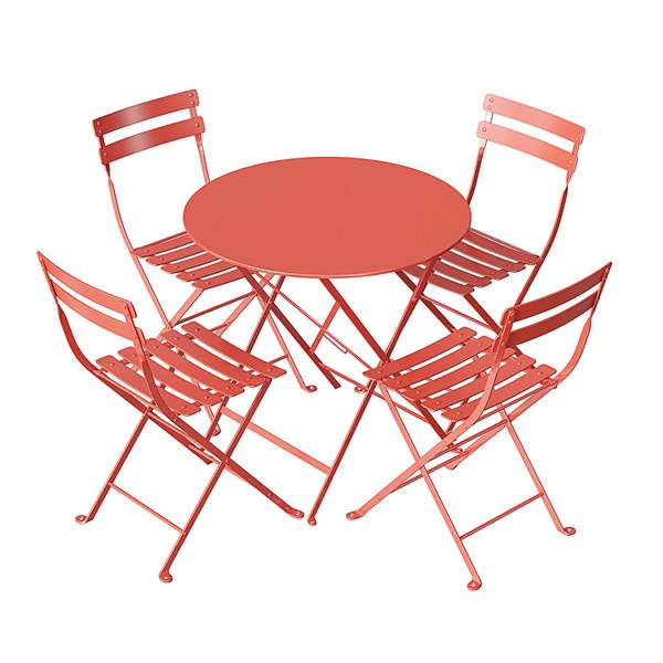 Fermob Bistro set 1 3D - TurboSquid 1729575