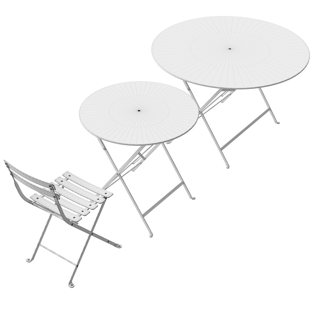 Fermob Bistro Set 1 3D - TurboSquid 1729575