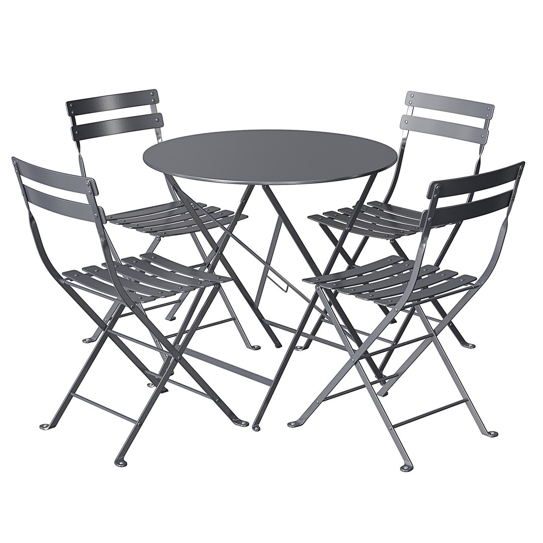 Fermob Bistro Set 1 3D - TurboSquid 1729575