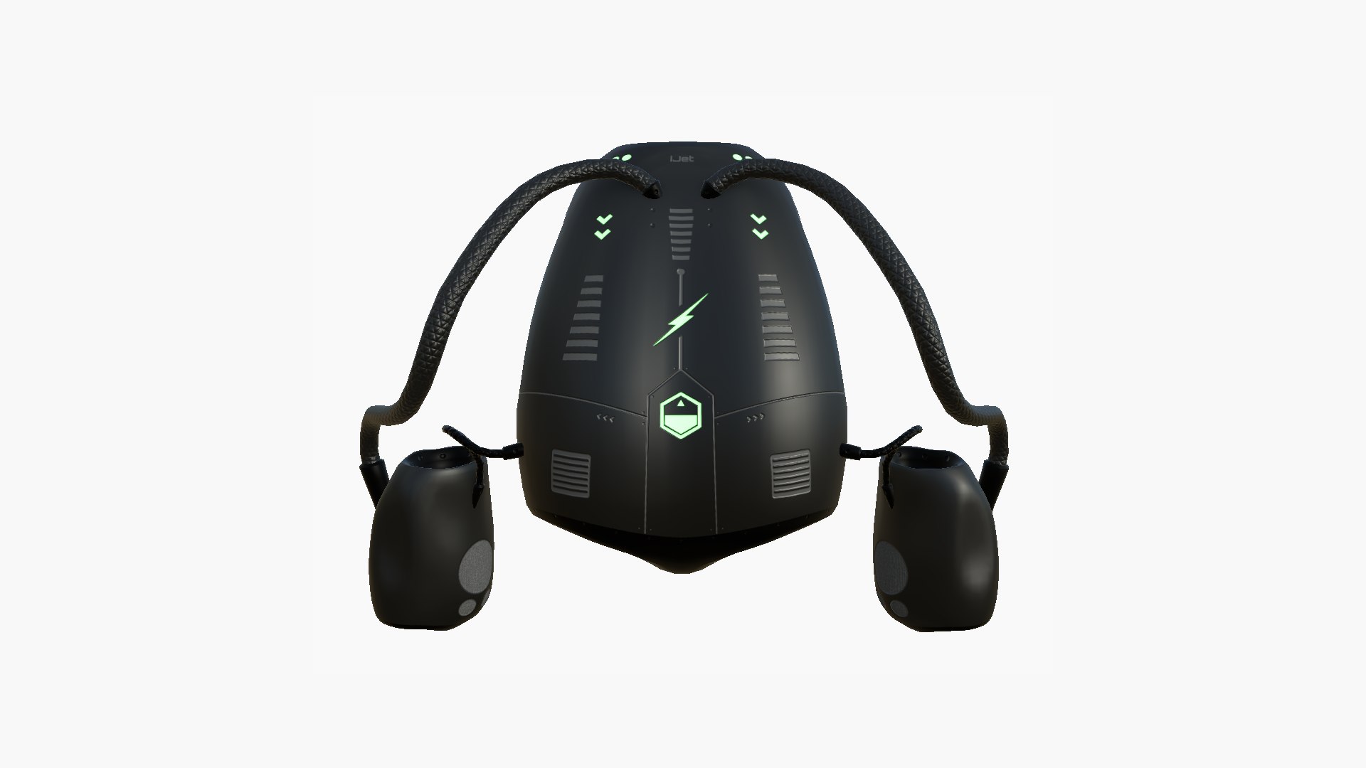 Jetpack I02 Black Green - SciFi Character Design 3D Model - TurboSquid ...