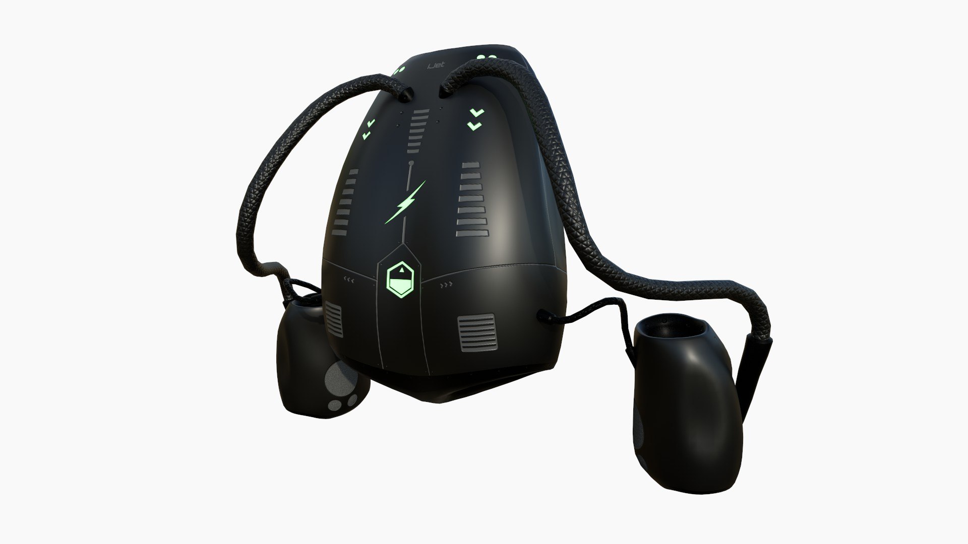 Jetpack I02 Black Green - SciFi Character Design 3D Model - TurboSquid ...