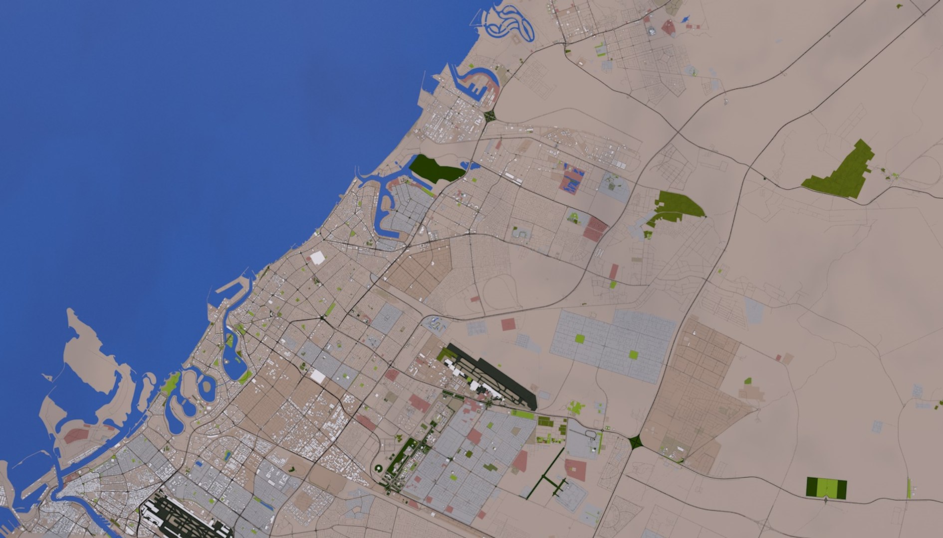 Sharjah Uae Ajman Model - TurboSquid 1421795