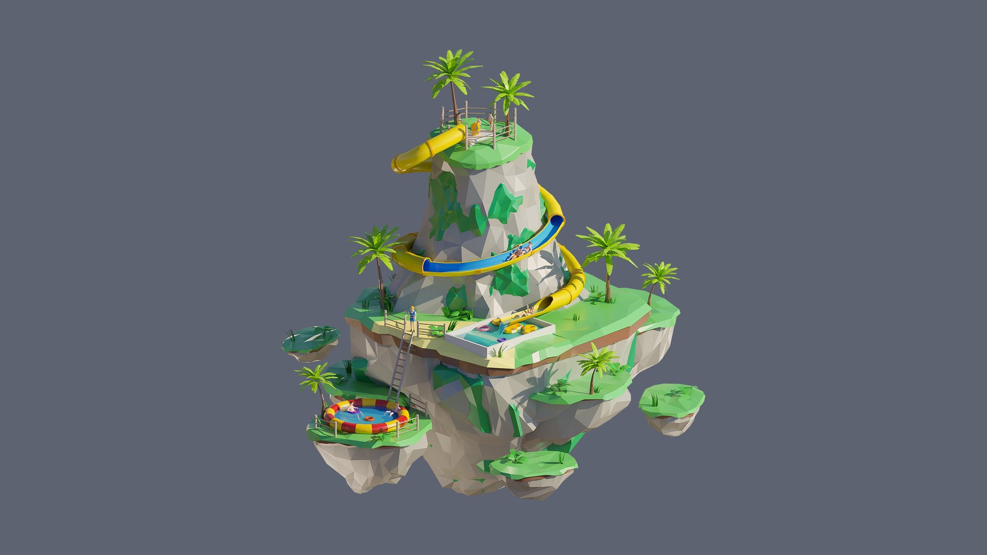 Land 3A 3D Model - TurboSquid 1970312