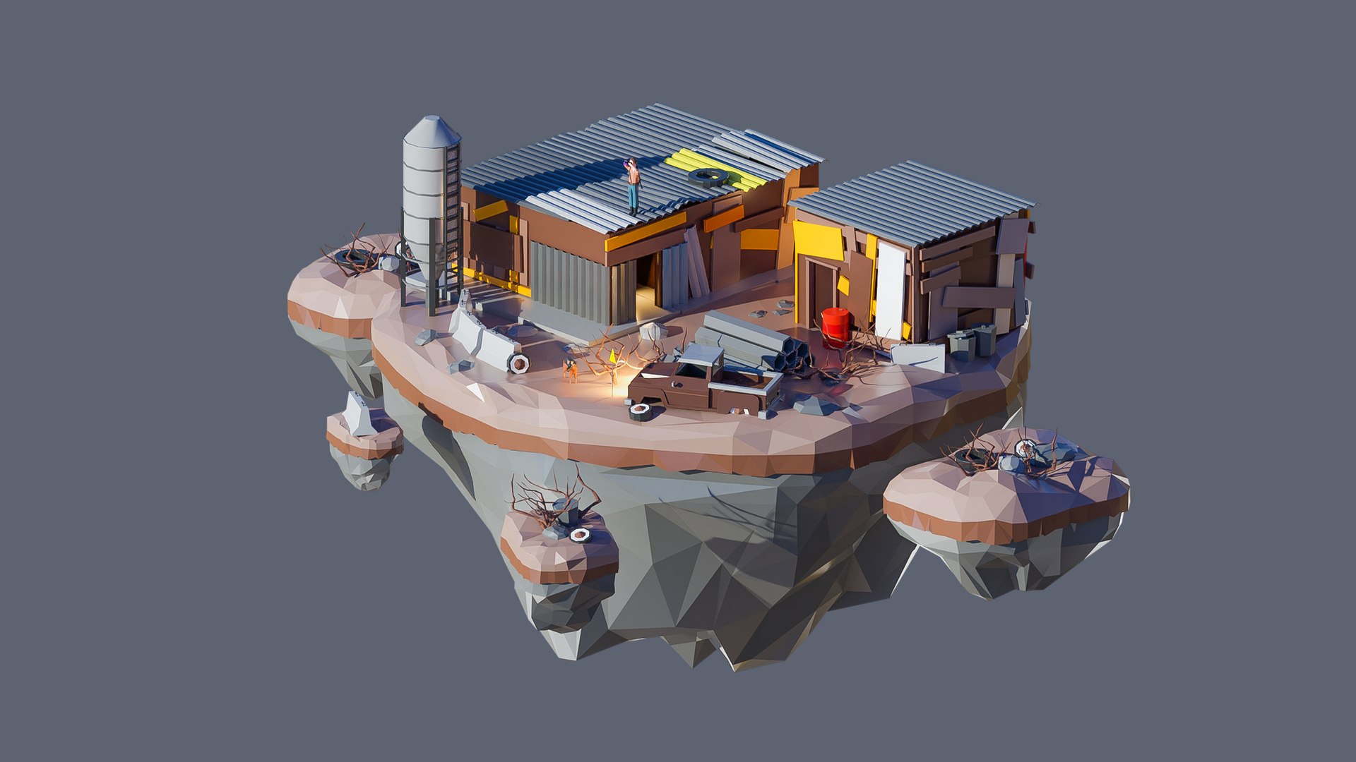 Land 3A 3D Model - TurboSquid 1970312