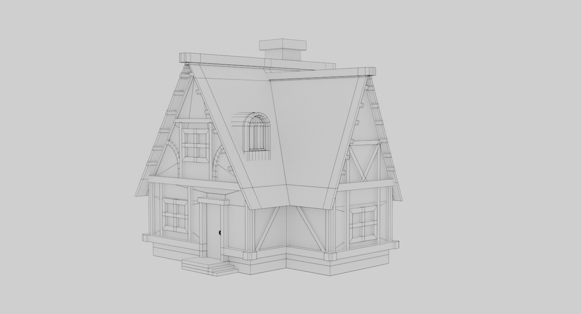 Medieval House Model - TurboSquid 1417307