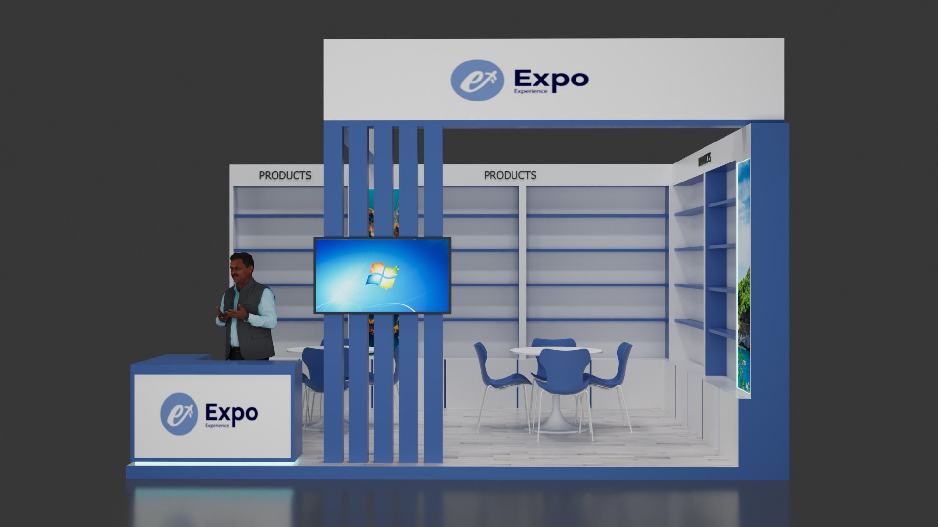 3D 4x5 Meter Booths For Shelfs Model - TurboSquid 2284160