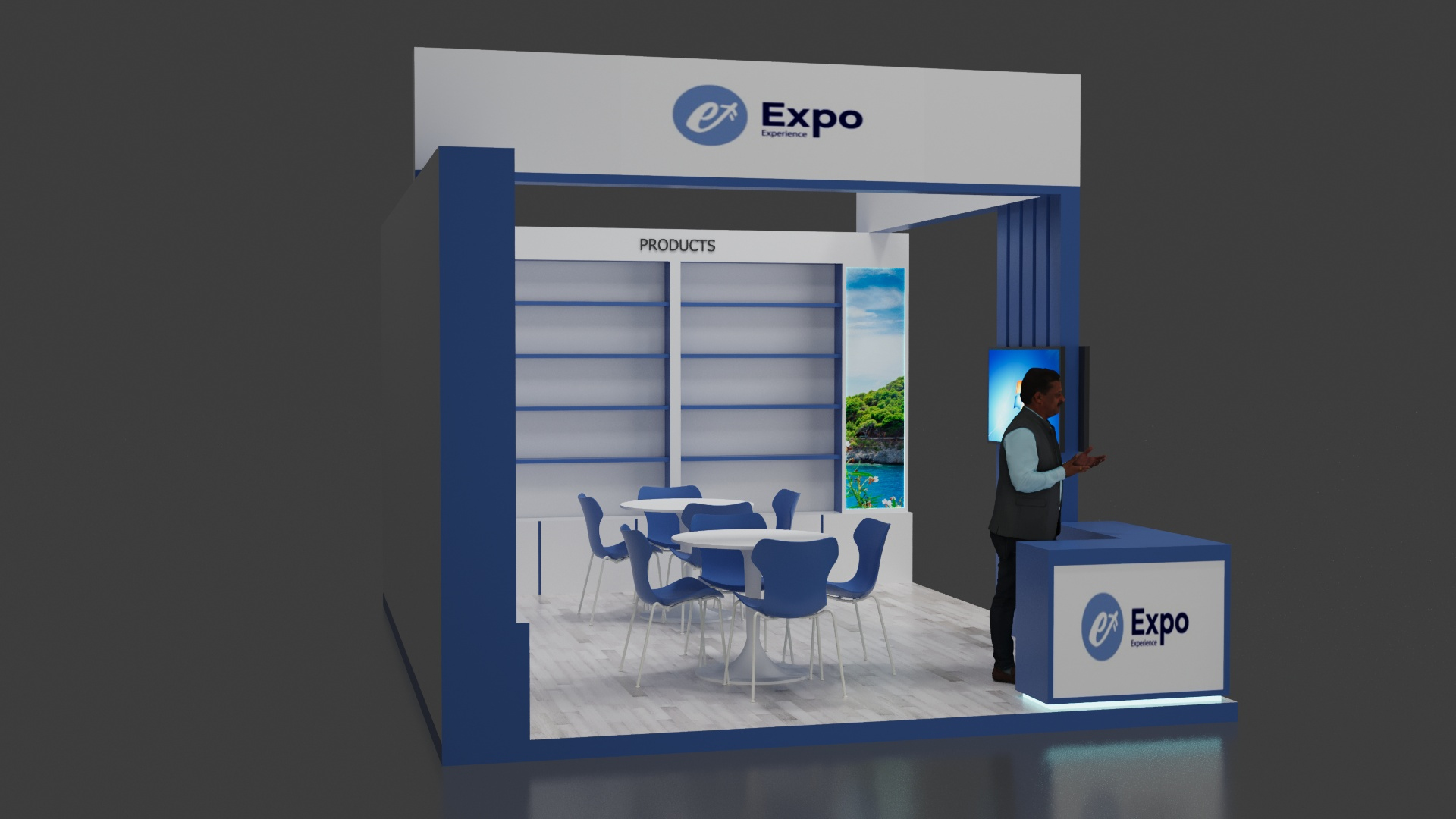 3D 4x5 Meter Booths For Shelfs Model - TurboSquid 2284160