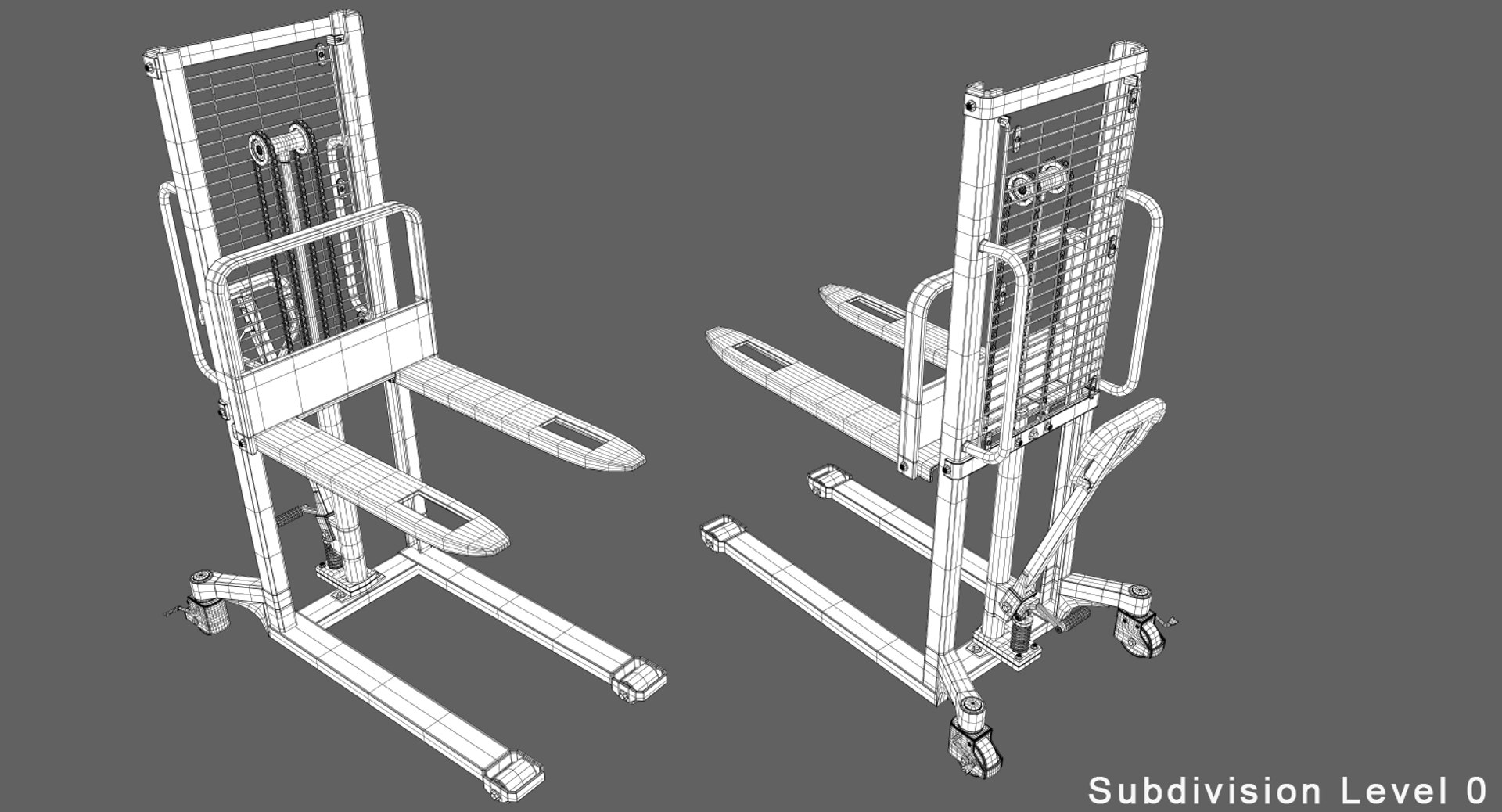 Manually Stacker 3D Model - TurboSquid 1159827