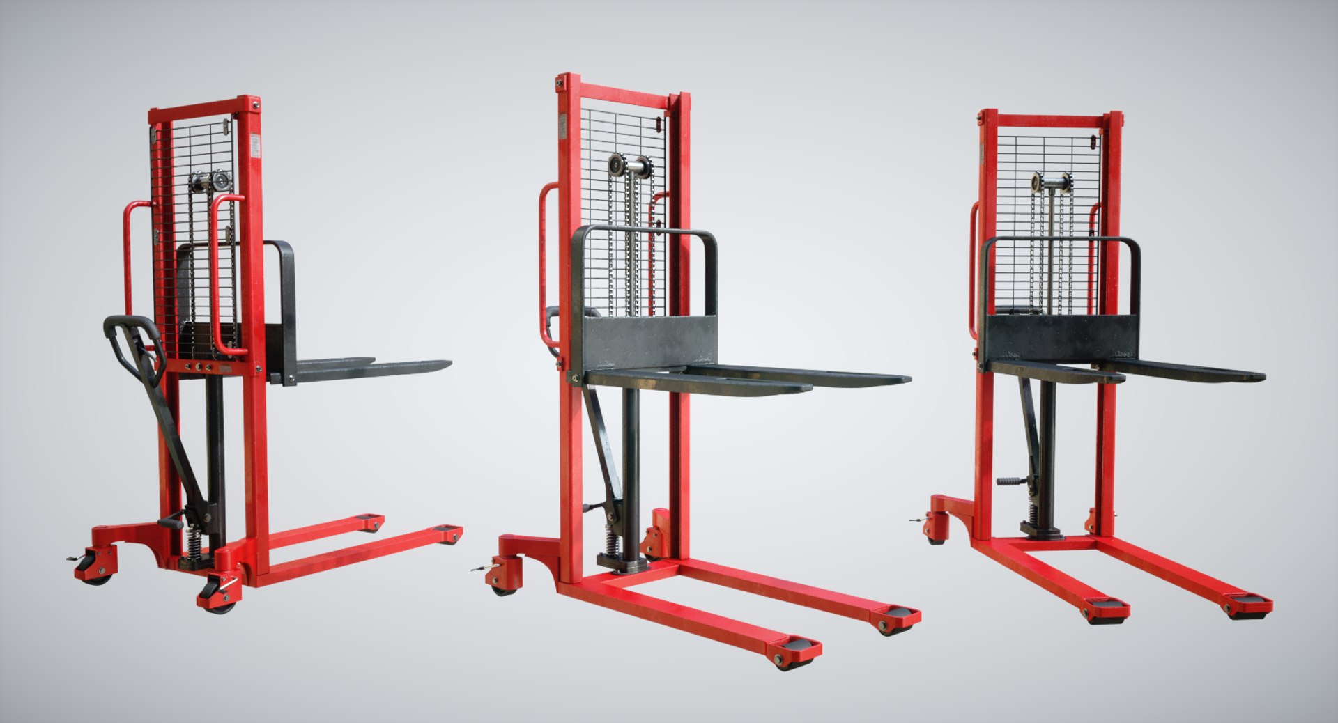 Manually Stacker 3D Model - TurboSquid 1159827