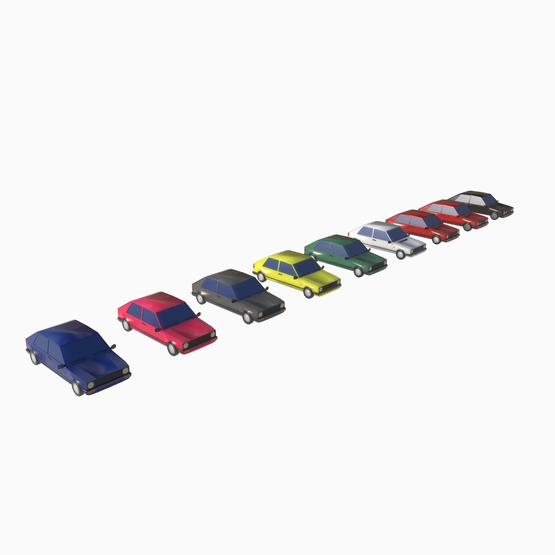 Set of cars 3D model - TurboSquid 2164618
