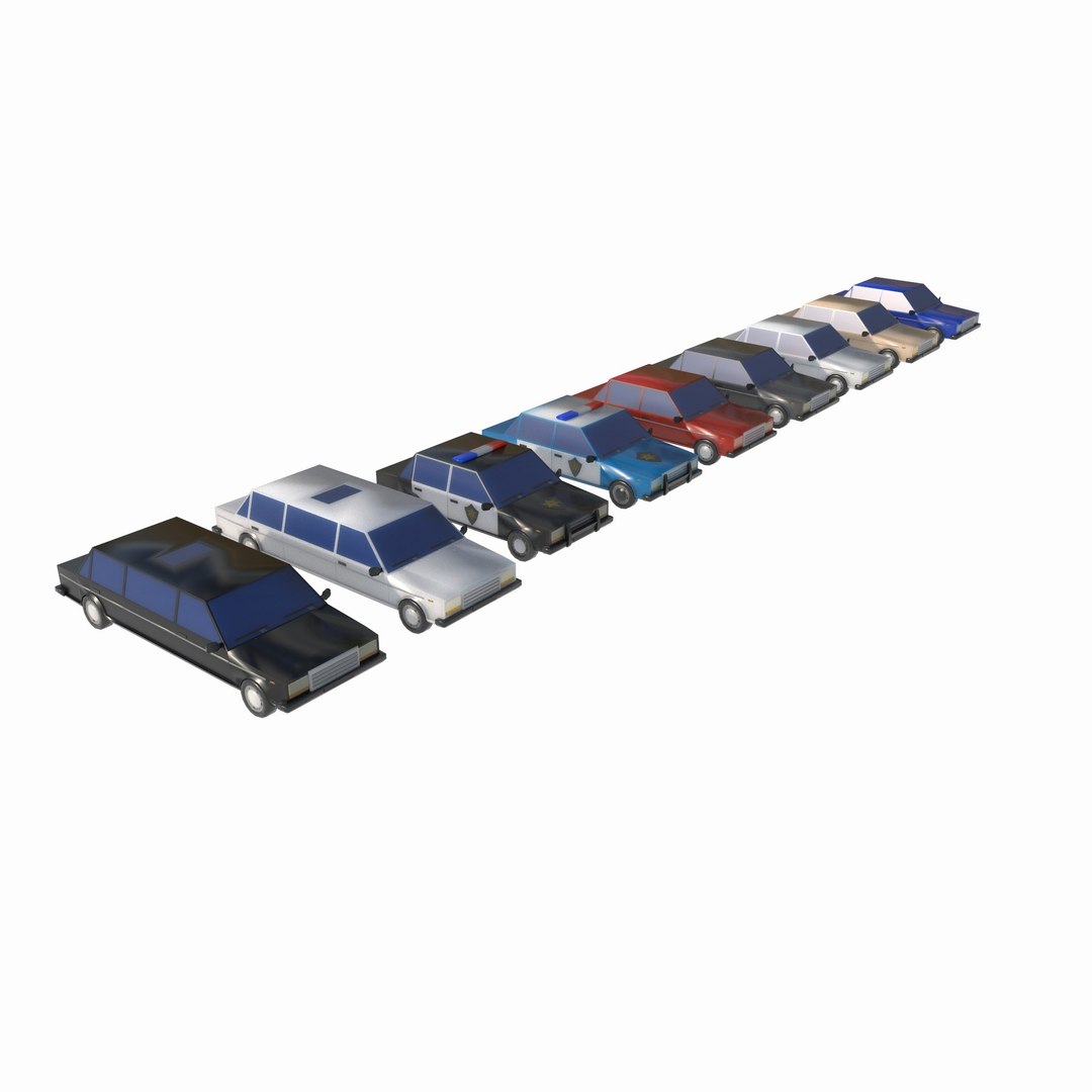Set Of Cars 3D Model - TurboSquid 2164618