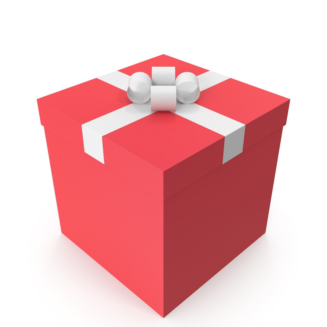 Gift box 3D model - TurboSquid 1780169