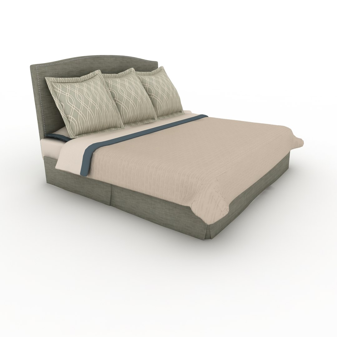 modelo 3d Cama King Size - TurboSquid 1056570