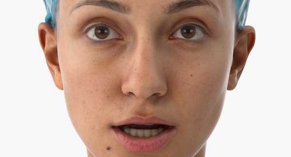 Joy Human Head Jaw Drop AU26 Clean Scan 3D model - TurboSquid 1718961