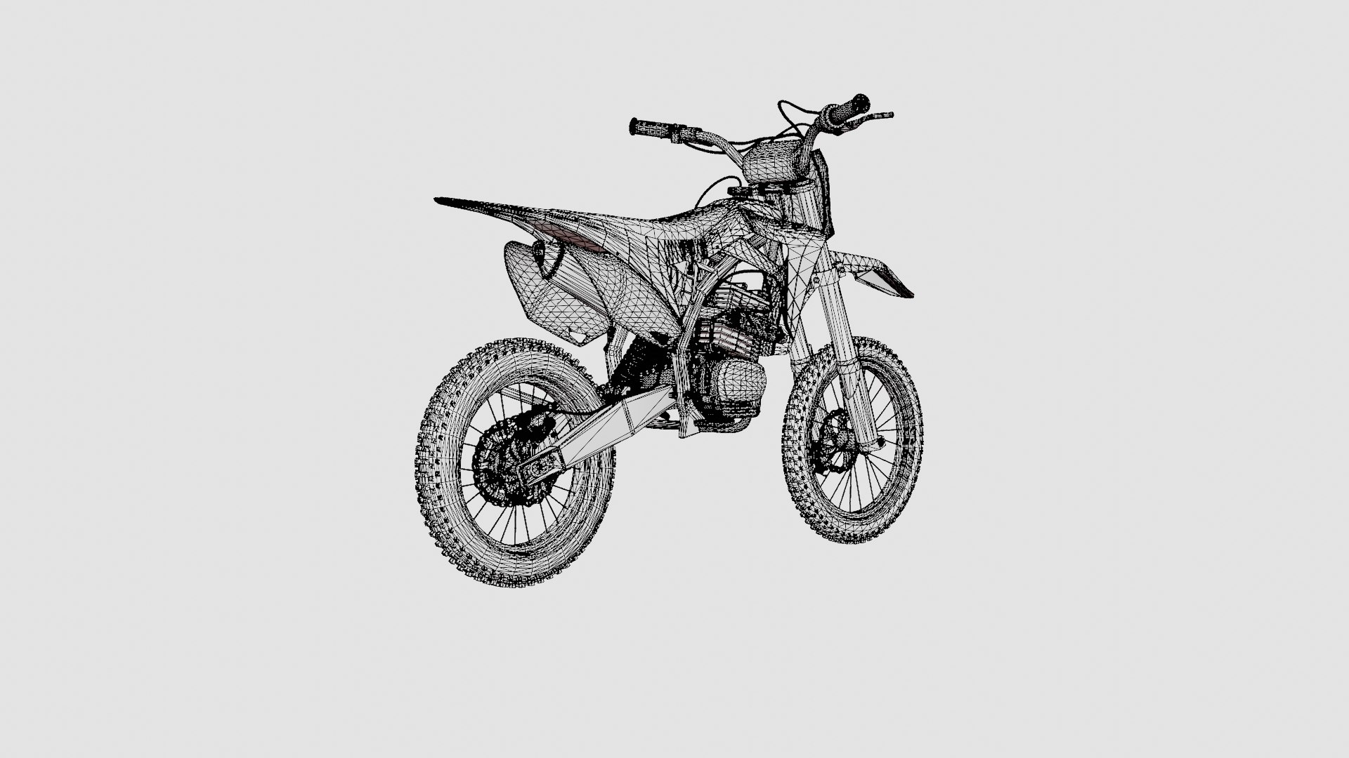 10Ten 250RX 250cc Dirt Bike 3D Model - TurboSquid 2250026