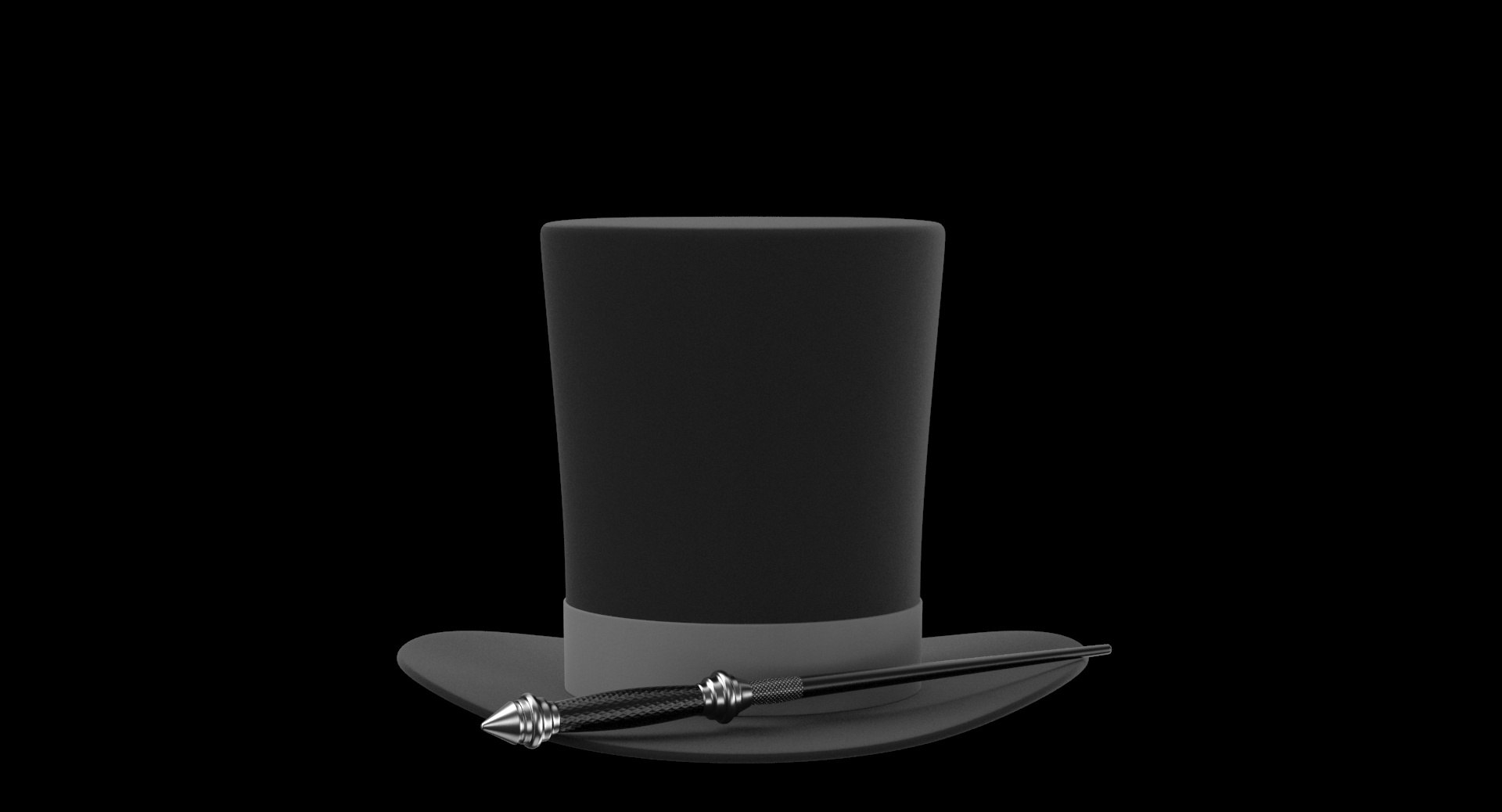3D Magic Hat Wand Model - TurboSquid 1287134