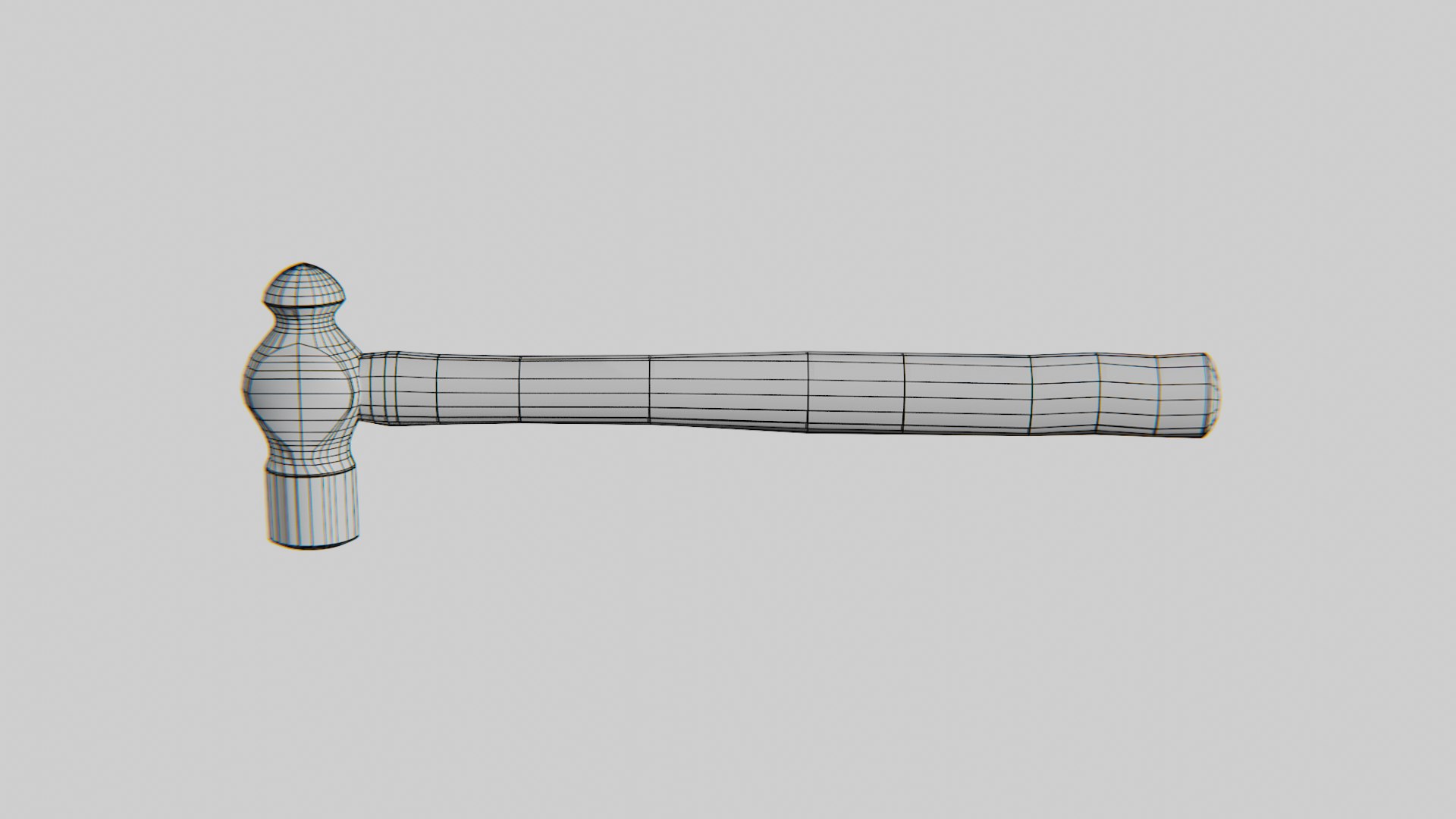 Ball Pein Forged 3D Model - TurboSquid 1658436