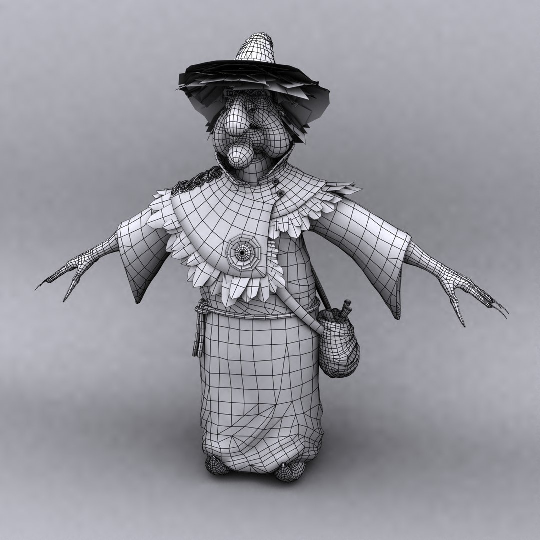 3d Fantasy Witch Model