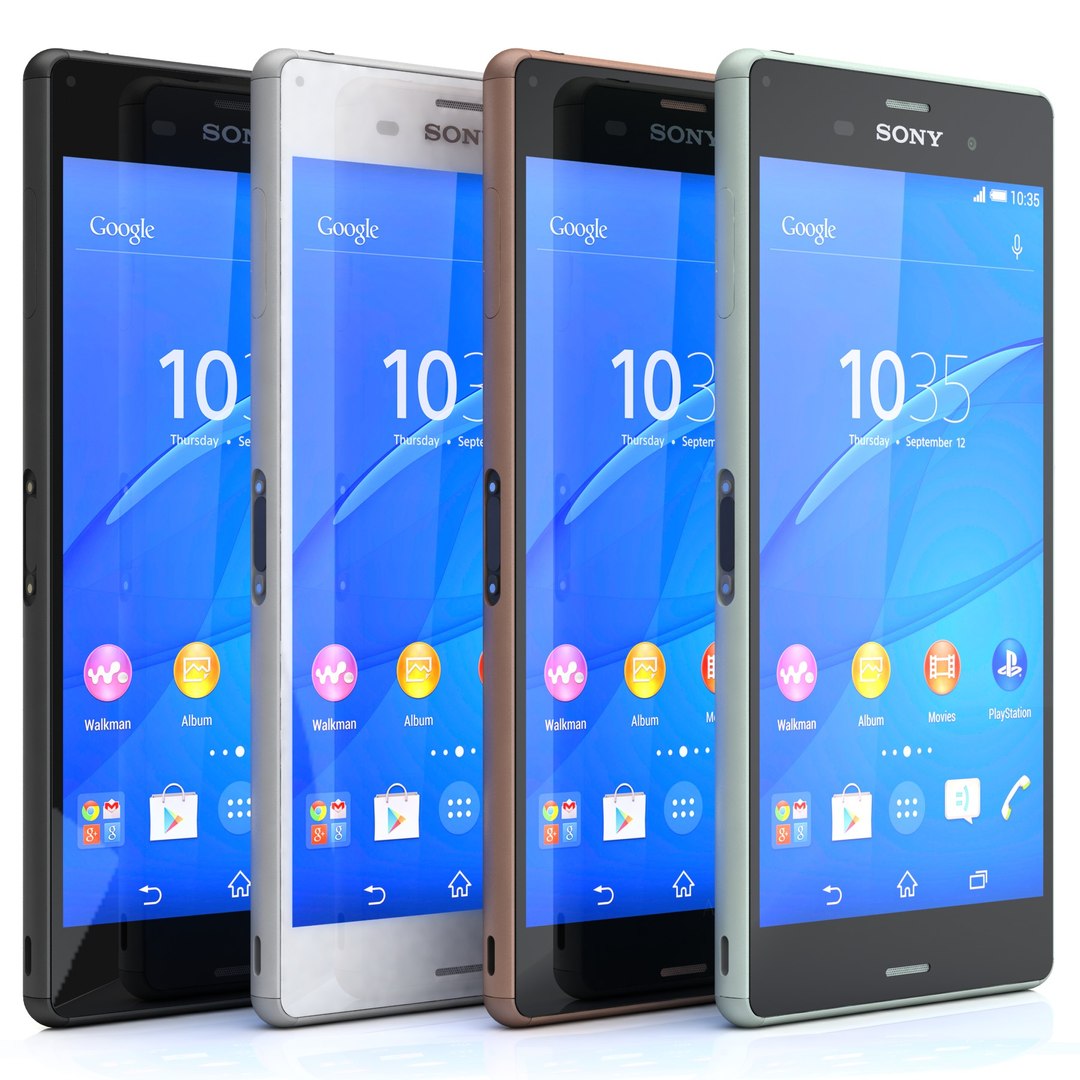 Sony Xperia Z3 Phone 3d Model