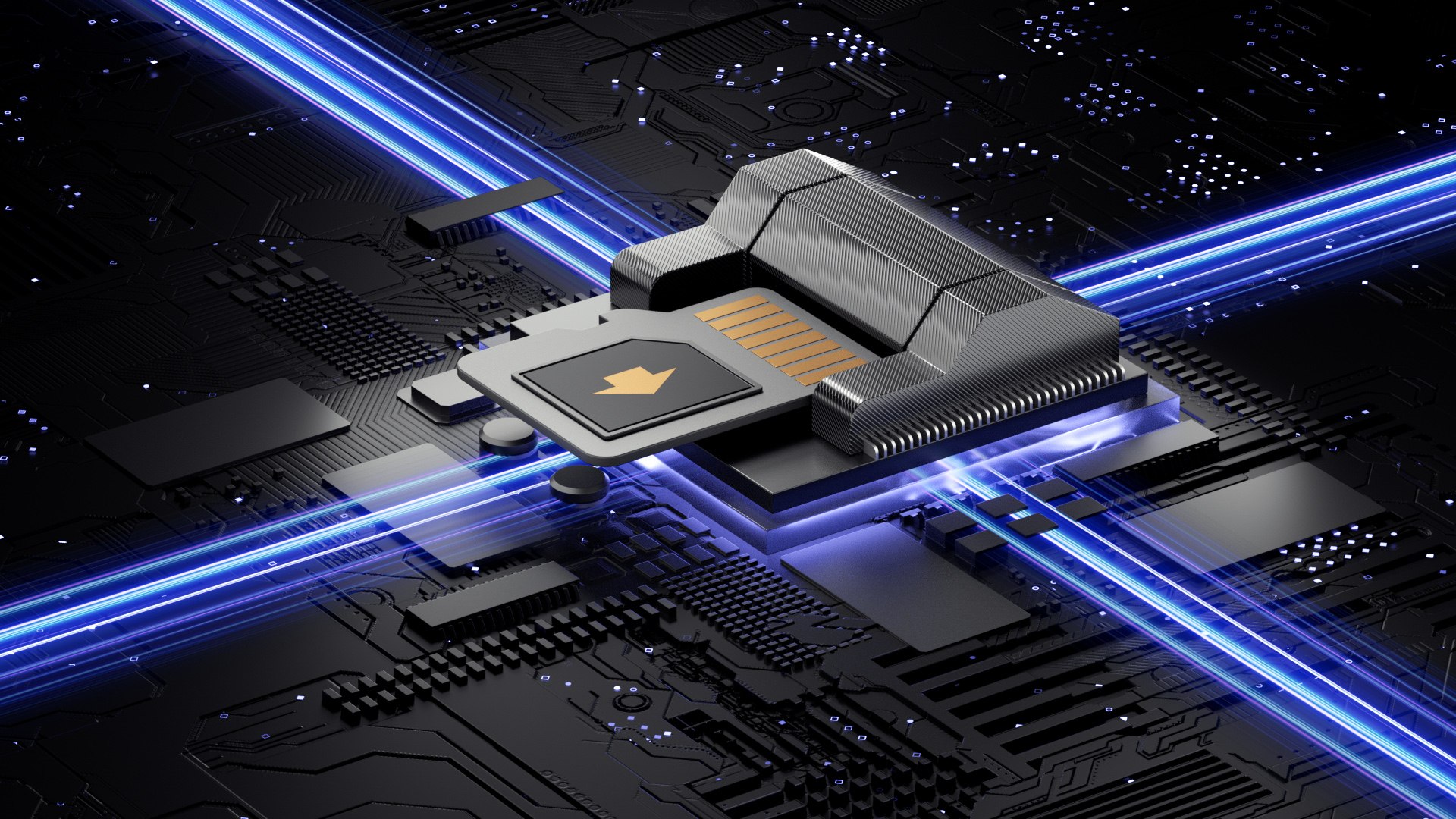 Vision CPU Chip Concept Design Model - TurboSquid 2281121