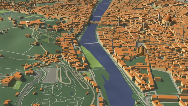 Florence 3d Model Florence 3D Map