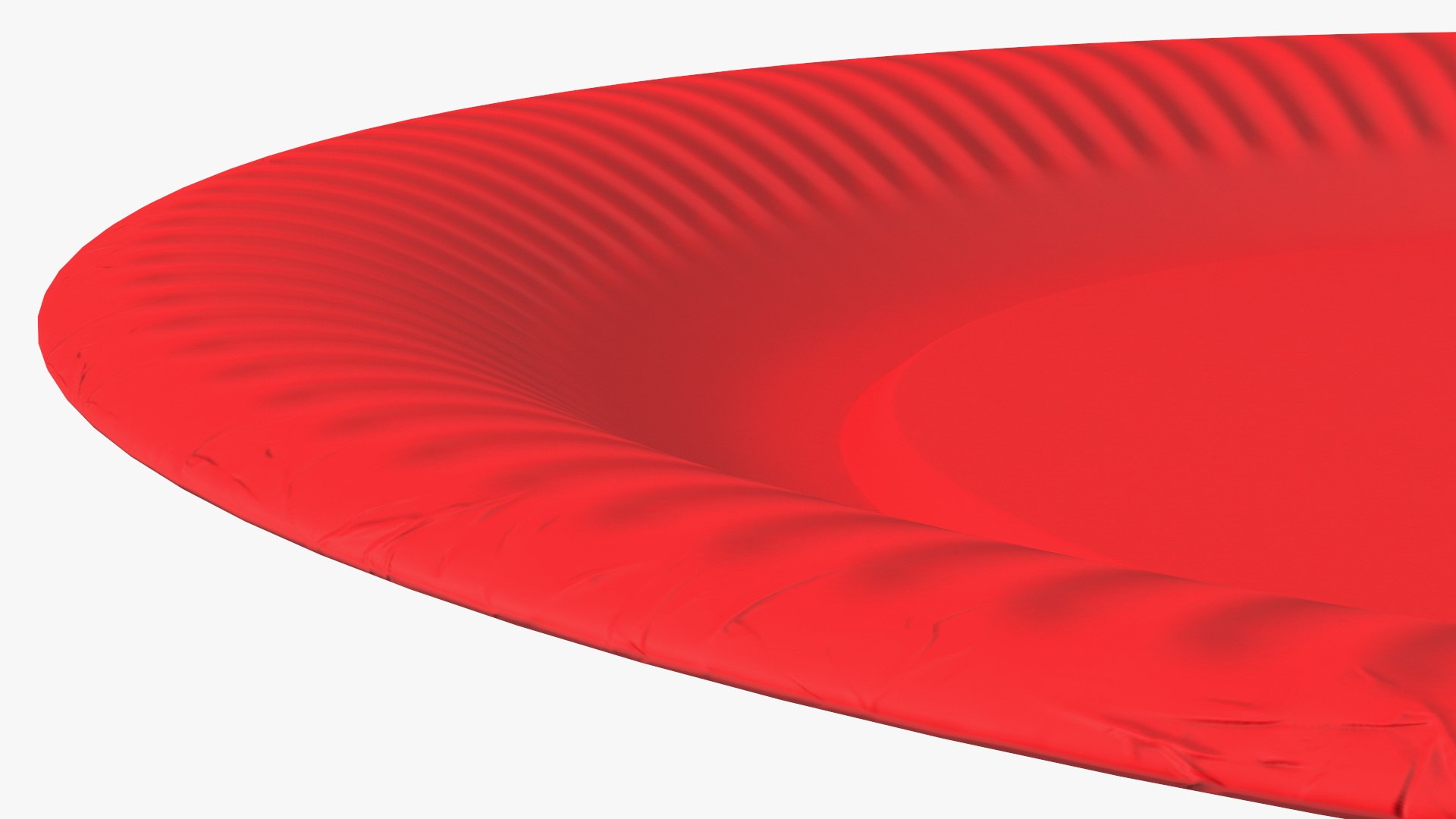 3D Red Paper Plate - TurboSquid 2051757