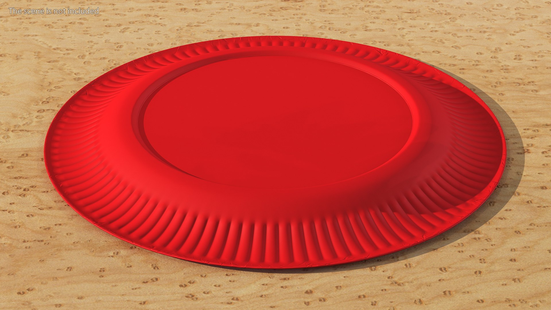 3D Red Paper Plate - TurboSquid 2051757
