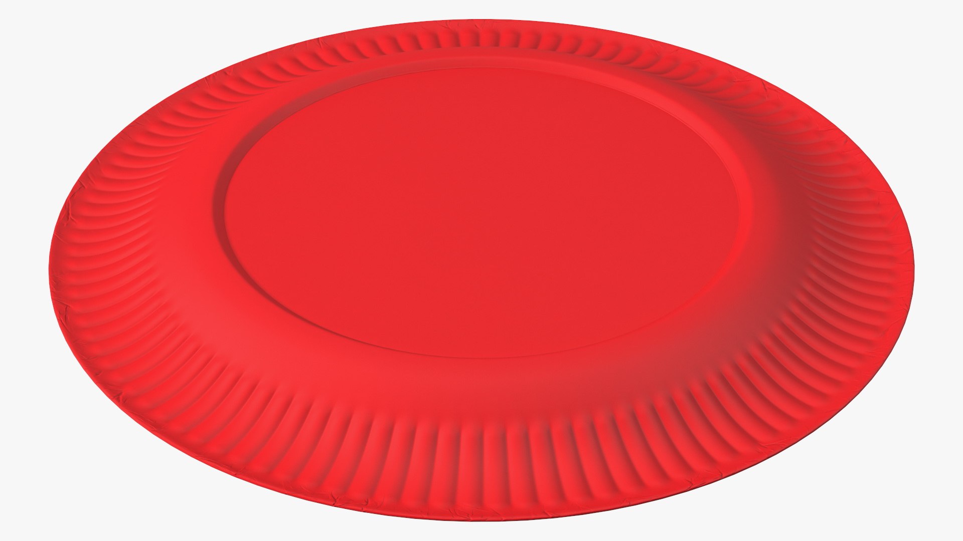 3D Red Paper Plate - TurboSquid 2051757