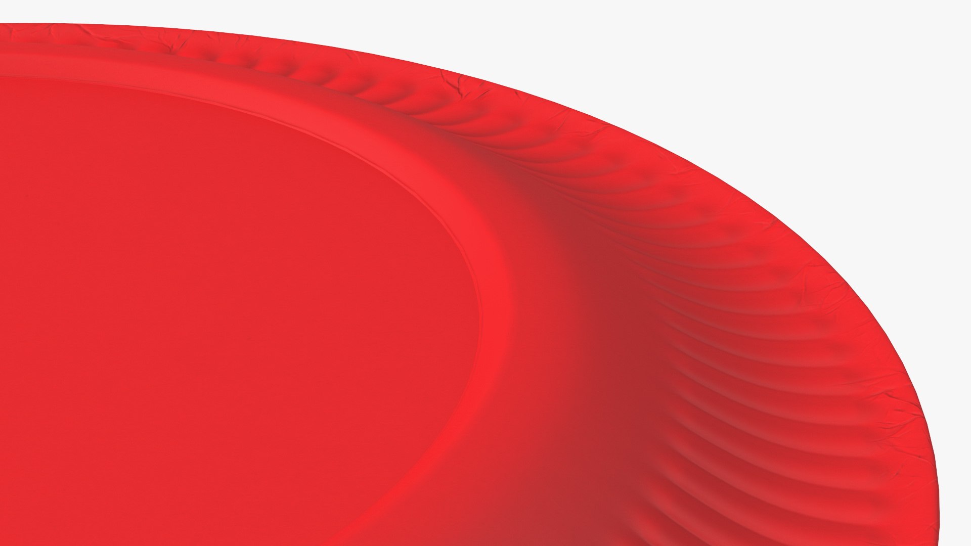 3D Red Paper Plate - TurboSquid 2051757