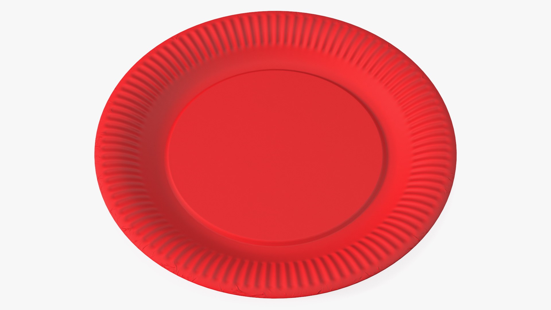 3D Red Paper Plate - TurboSquid 2051757