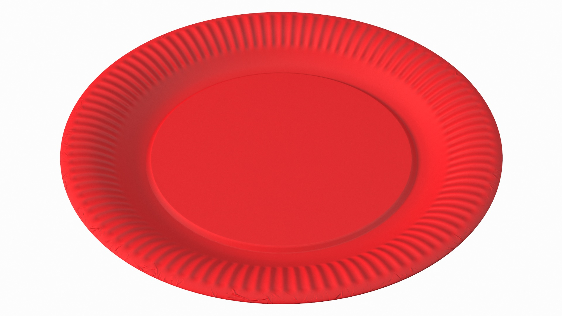 3D Red Paper Plate - TurboSquid 2051757