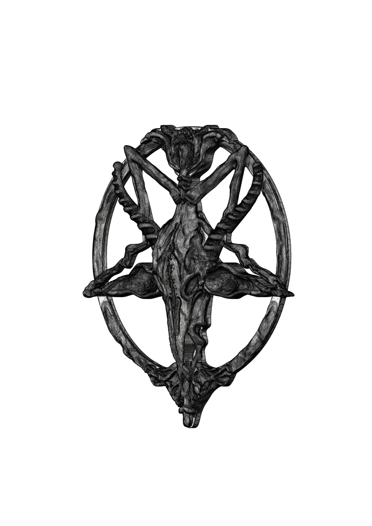 modelo 3d pentagrama con calavera - TurboSquid 1846594