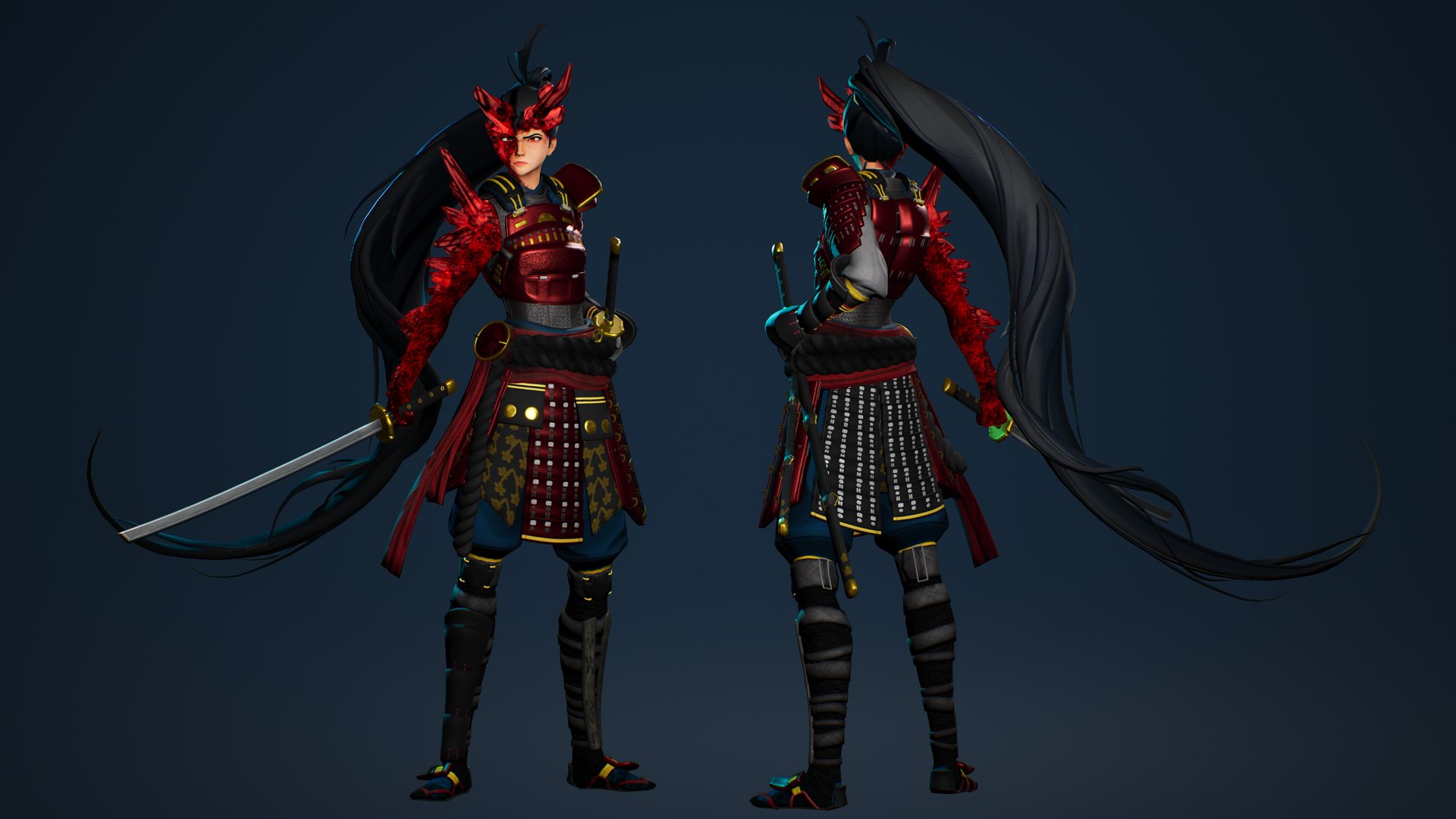 Shogunate Anim Rig 3D Model - TurboSquid 1791766