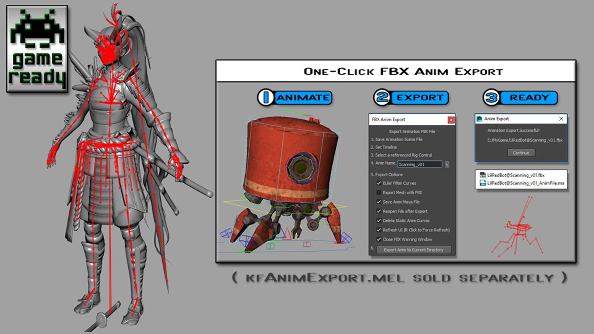 Shogunate Anim Rig 3D Model - TurboSquid 1791766