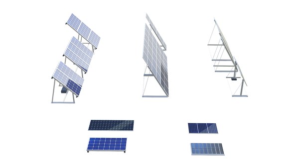 modelo 3d Paquete de paneles solares - TurboSquid 1798850