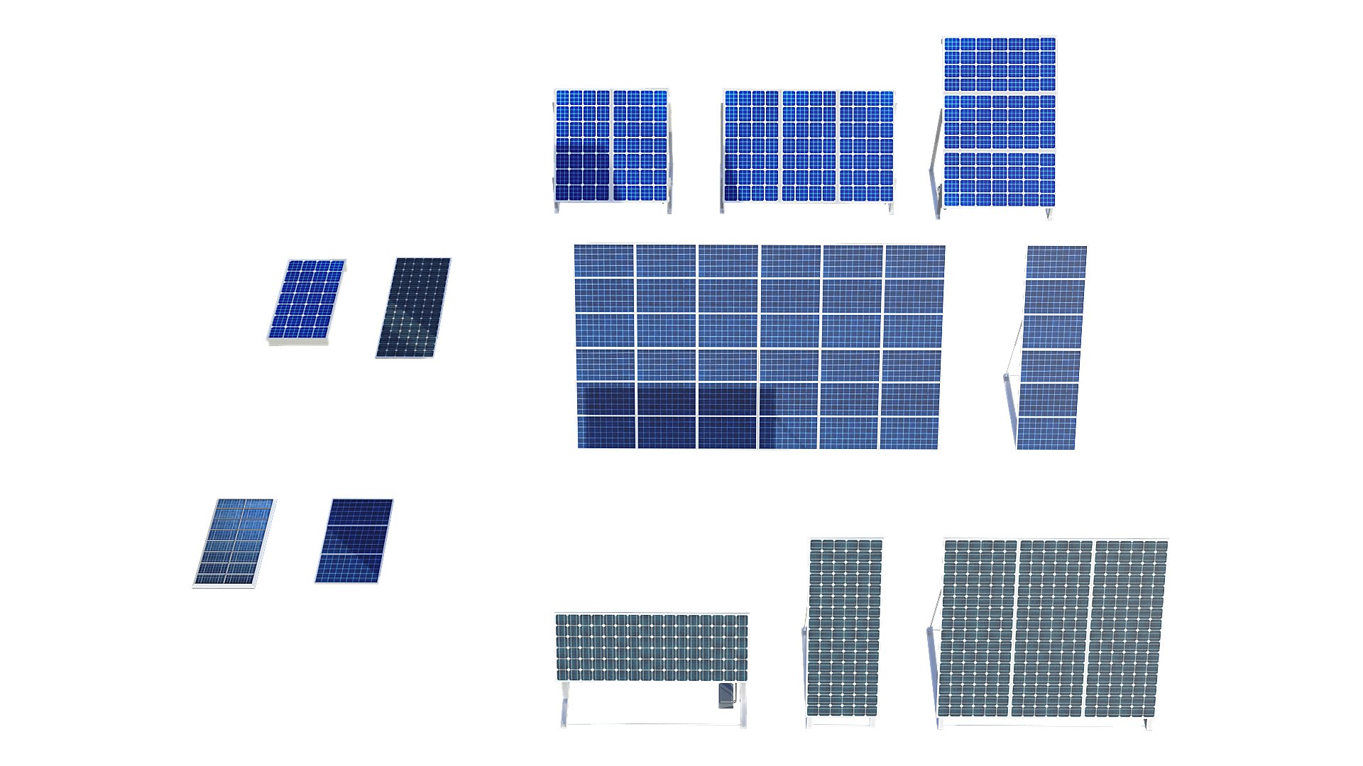 3D Model Solar Panels Pack - TurboSquid 1798850