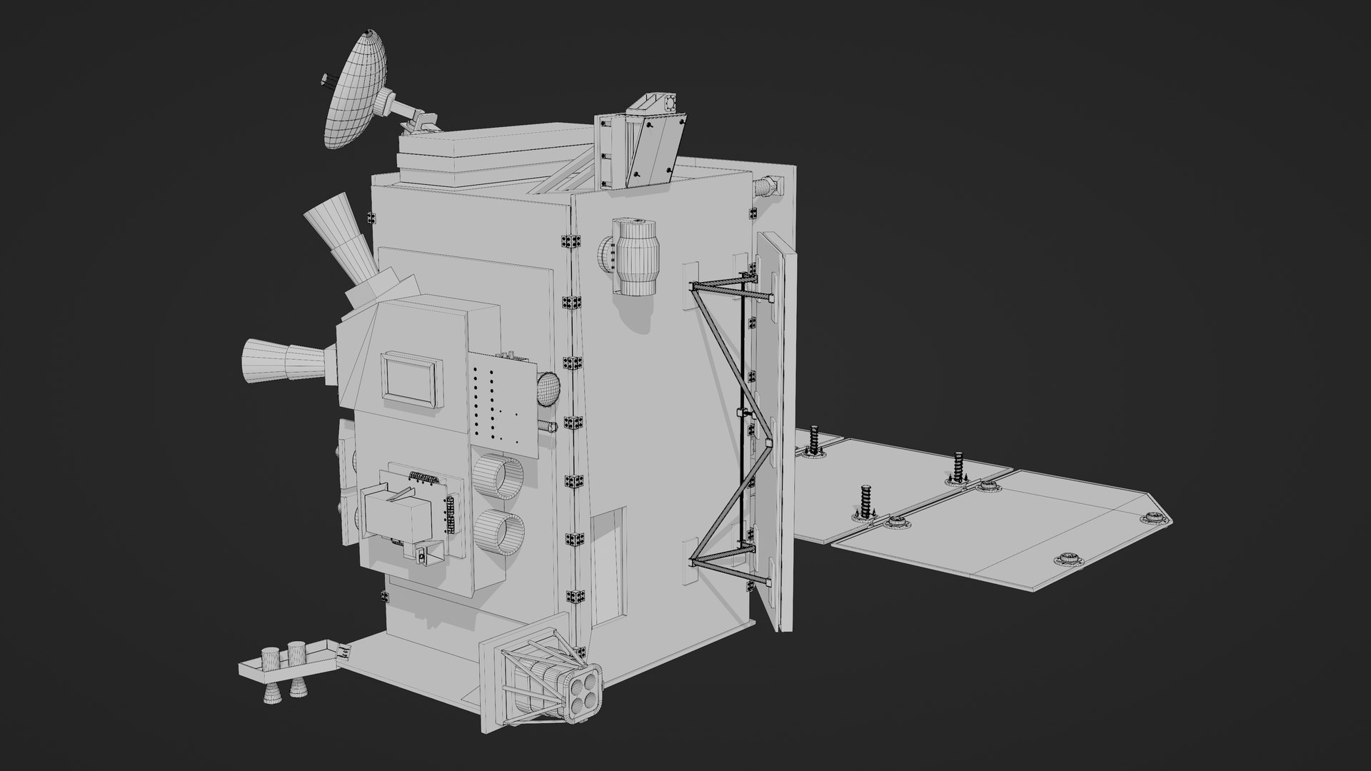 Space Probe 3D Model - TurboSquid 1926488