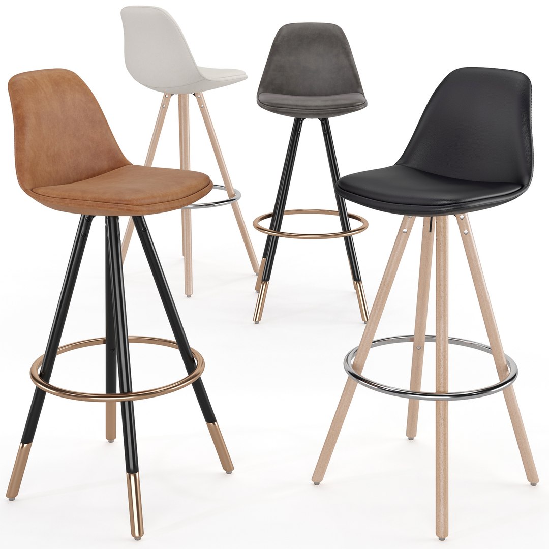 3D Bar Stool Stag - TurboSquid 1746552