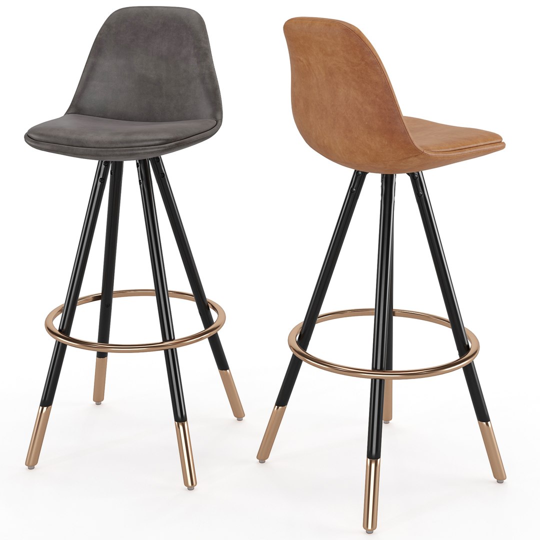 3D Bar Stool Stag - TurboSquid 1746552