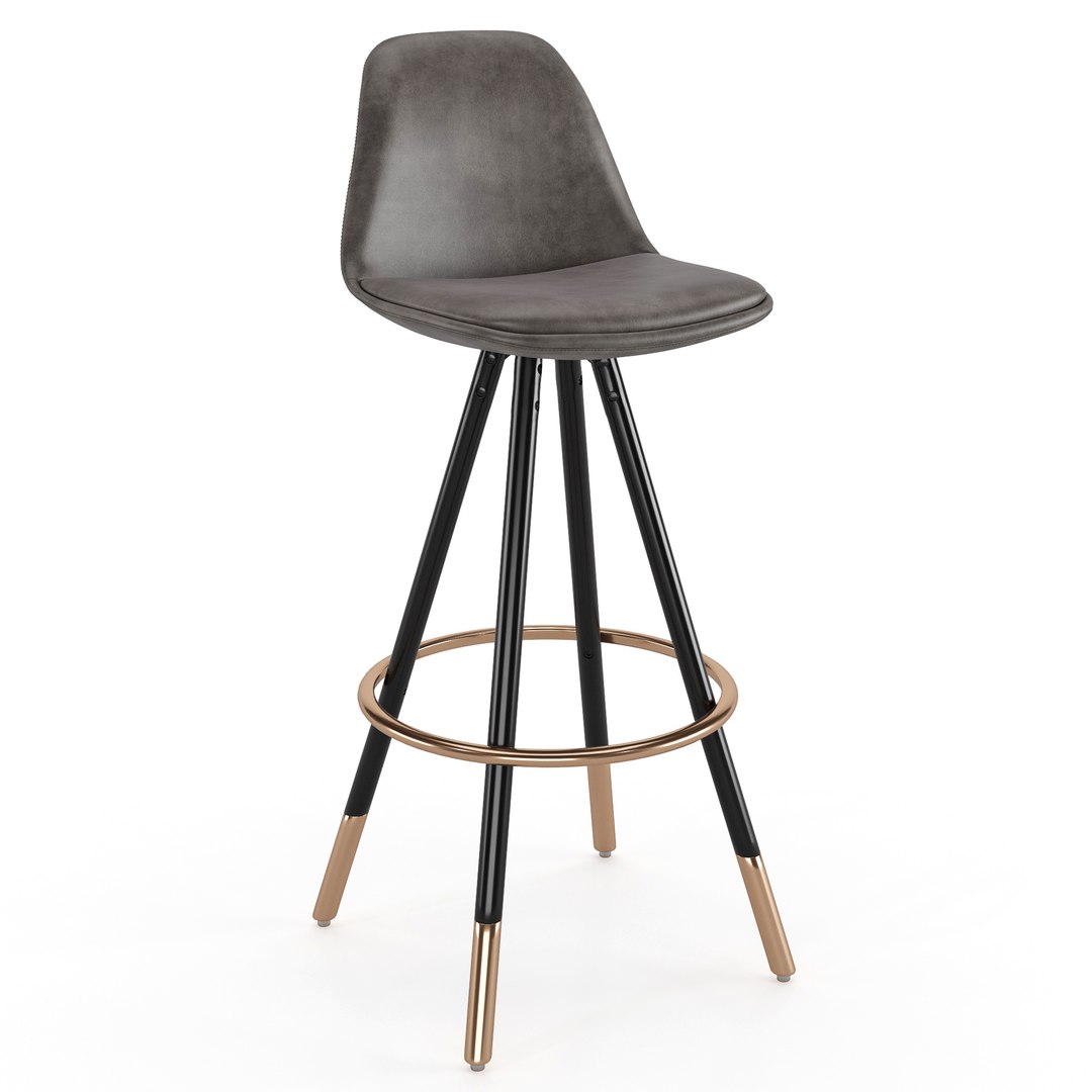3D Bar Stool Stag - TurboSquid 1746552