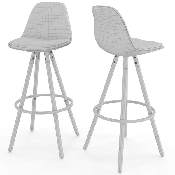 3D Bar Stool Stag - TurboSquid 1746552