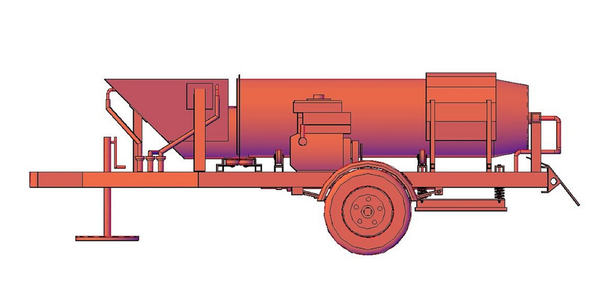Trommel 1 Axle Dwg