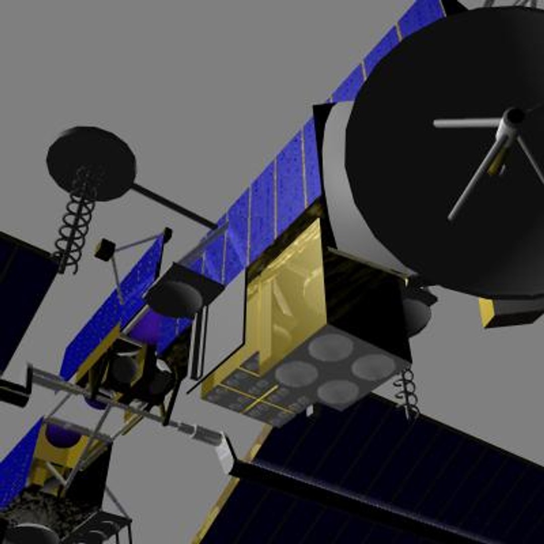 Milstar Communications Satellite 3ds