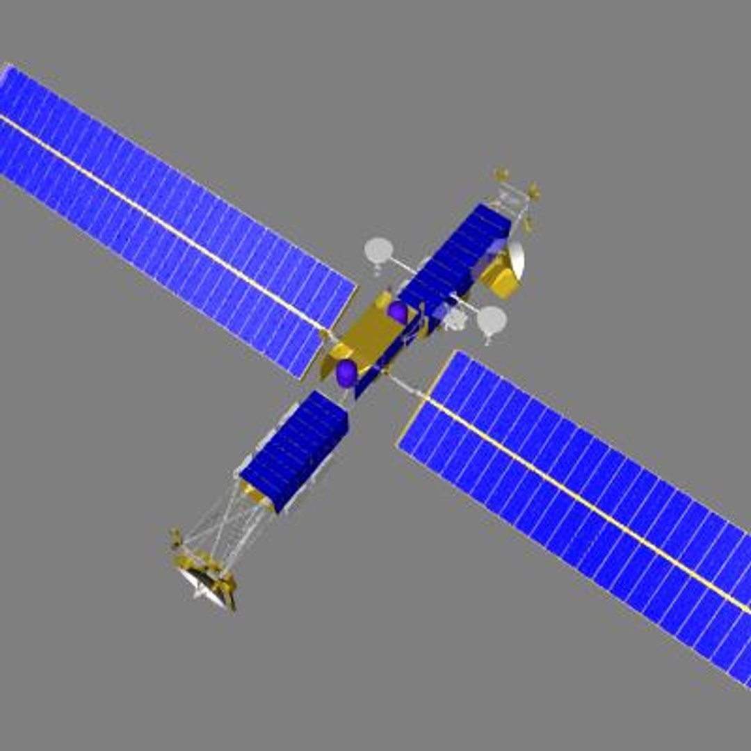 Milstar Communications Satellite 3ds